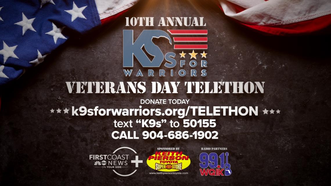 Help change lives during our 10th annual K9s for Warriors Veterans Day ...
