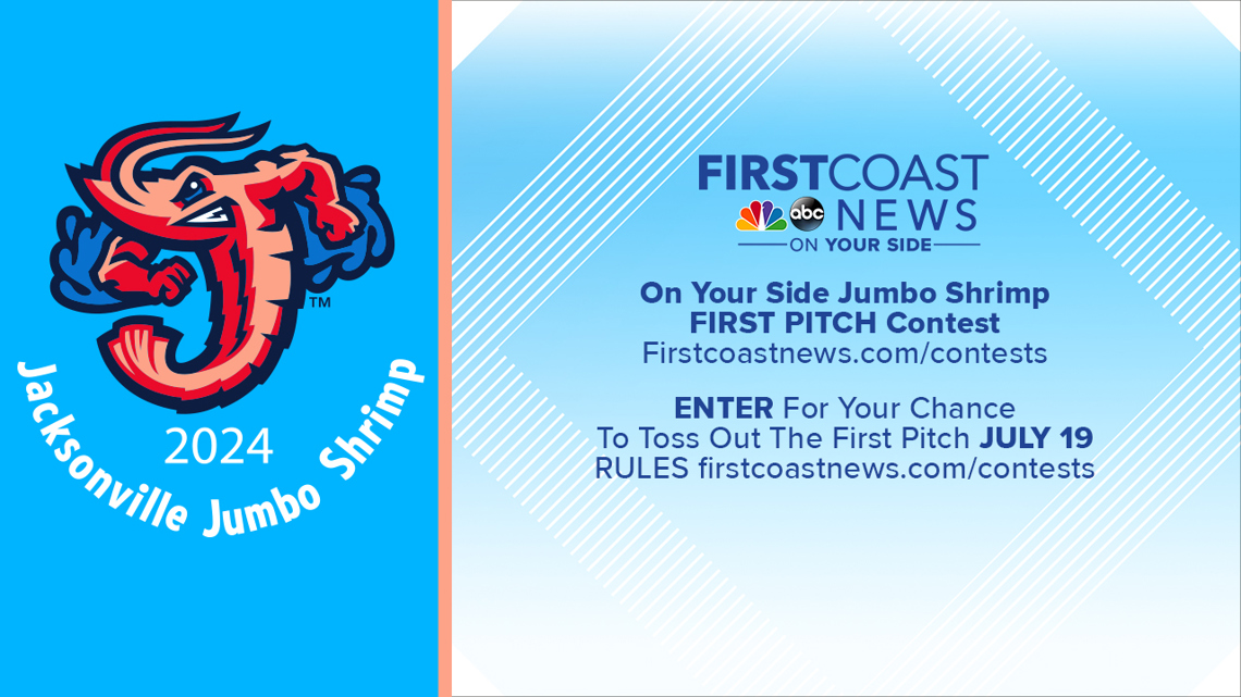 First Coast News' first pitch at Jumbo Shrimp game contest ...