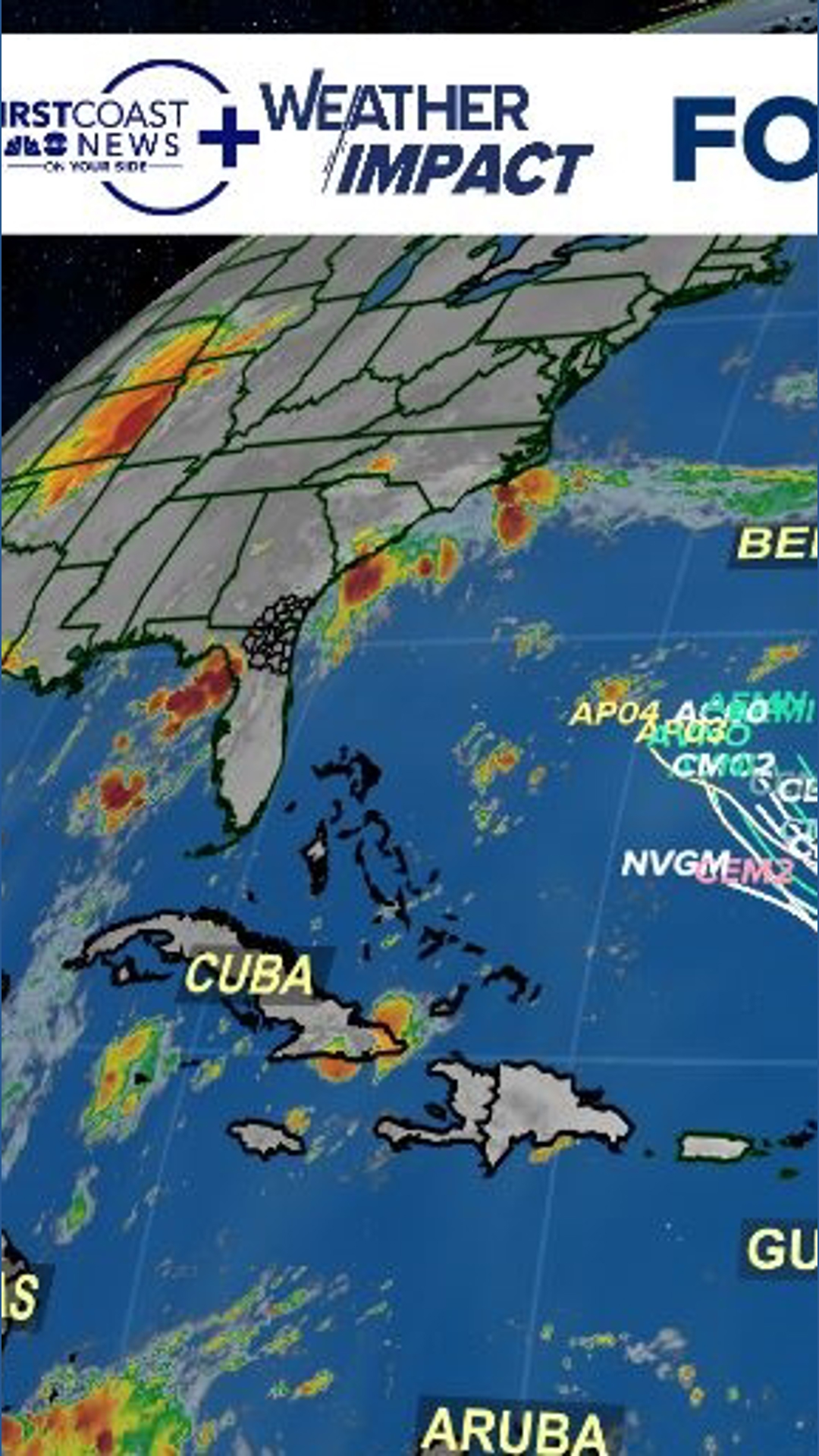 Invest 97L hurricane forecast in the Atlantic | firstcoastnews.com