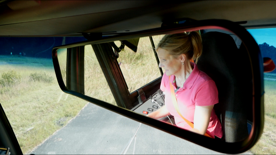 Jessica Clark learns how to drive a school bus | firstcoastnews.com