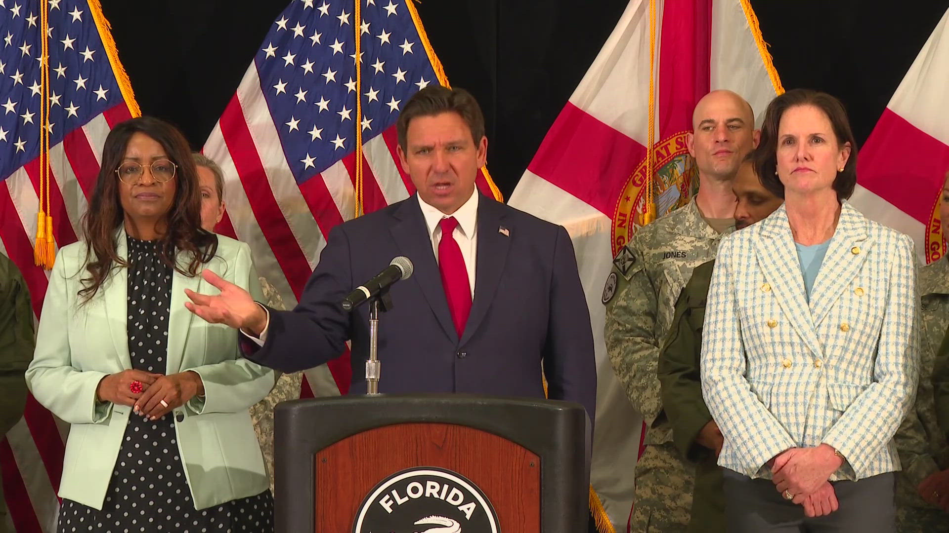 Gov. DeSantis talks DOGE, Andrew Tate while celebrating FL State Guard ...