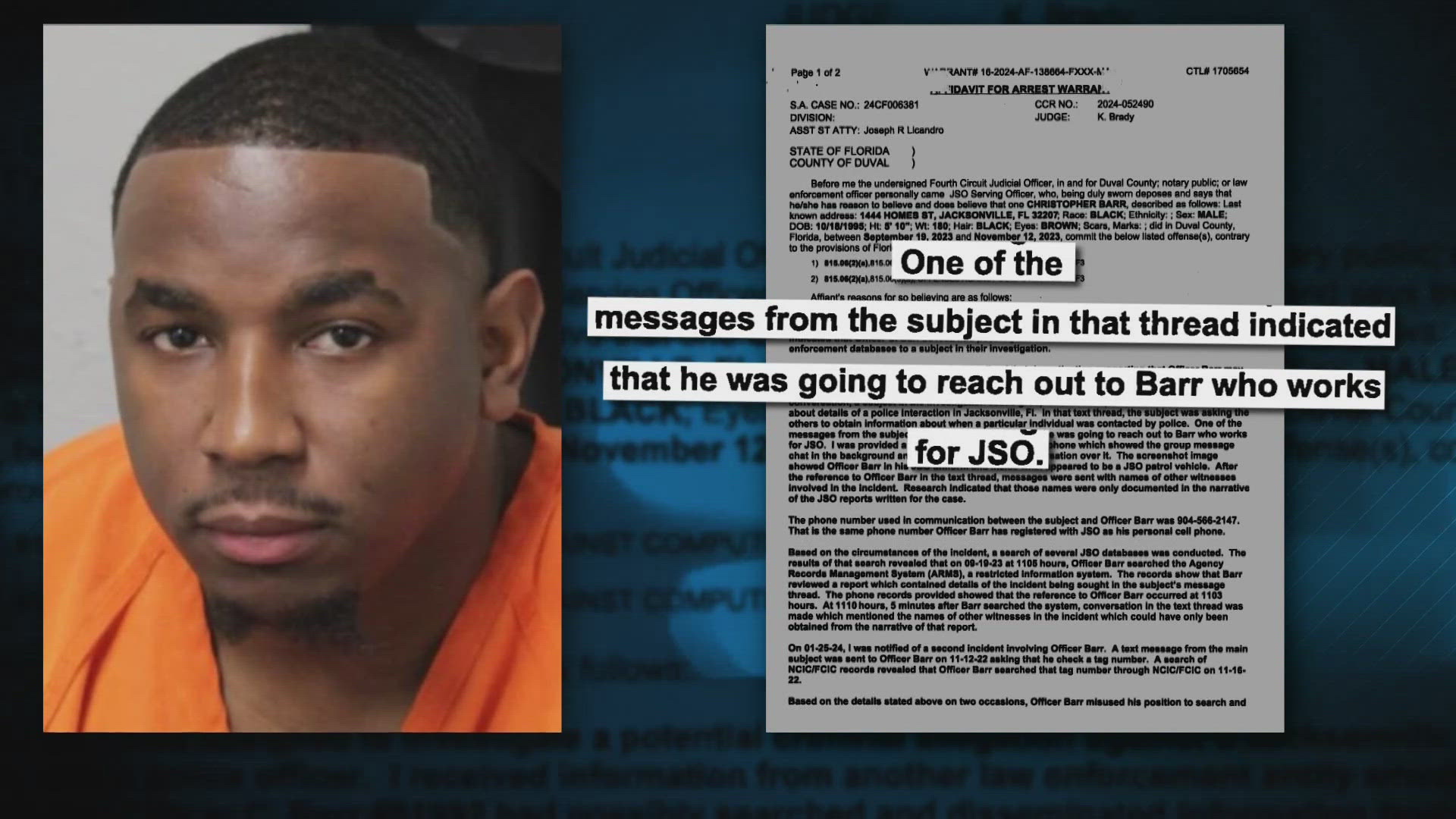 Former Jacksonville sheriff's officer accused of leaking information to ...