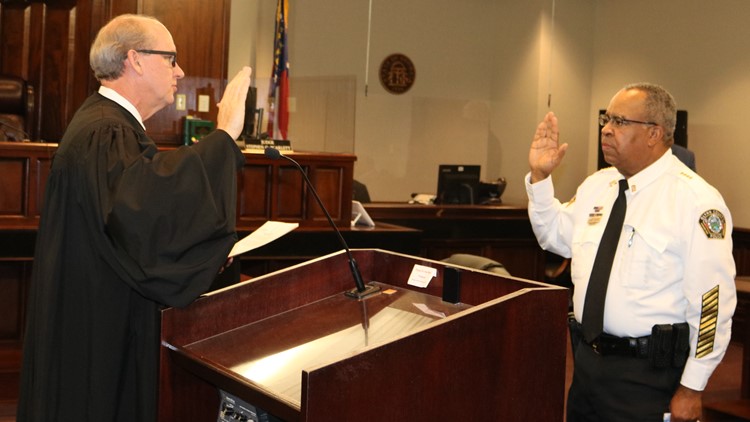 Glynn County Police Department swears in Jacques S. Battiste ...