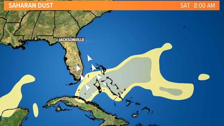The dust is back! The Saharan Air Layer will reach the Bahamas and ...