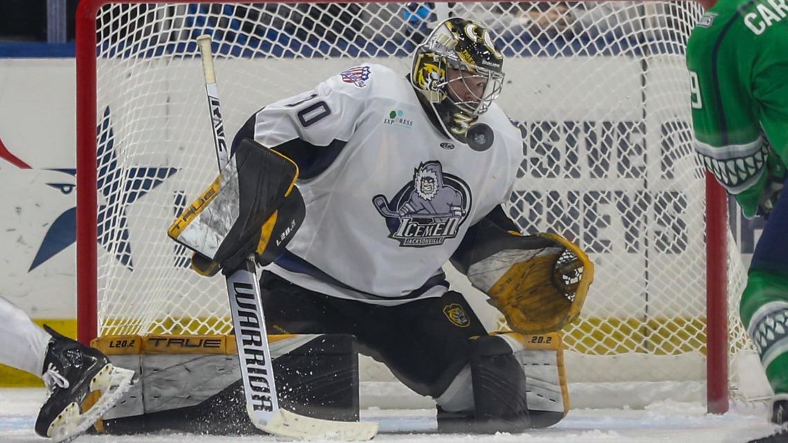 Matt Vernon: Charting his own hockey journey with Jacksonville Icemen ...