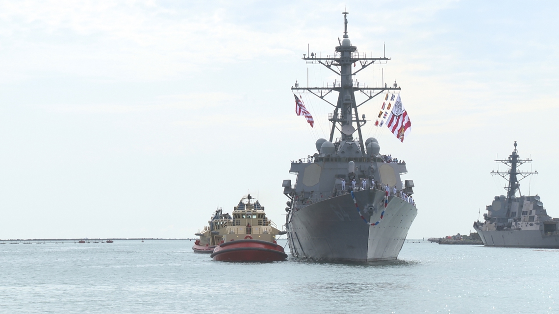 Fire breaks about aboard USS Carney | firstcoastnews.com