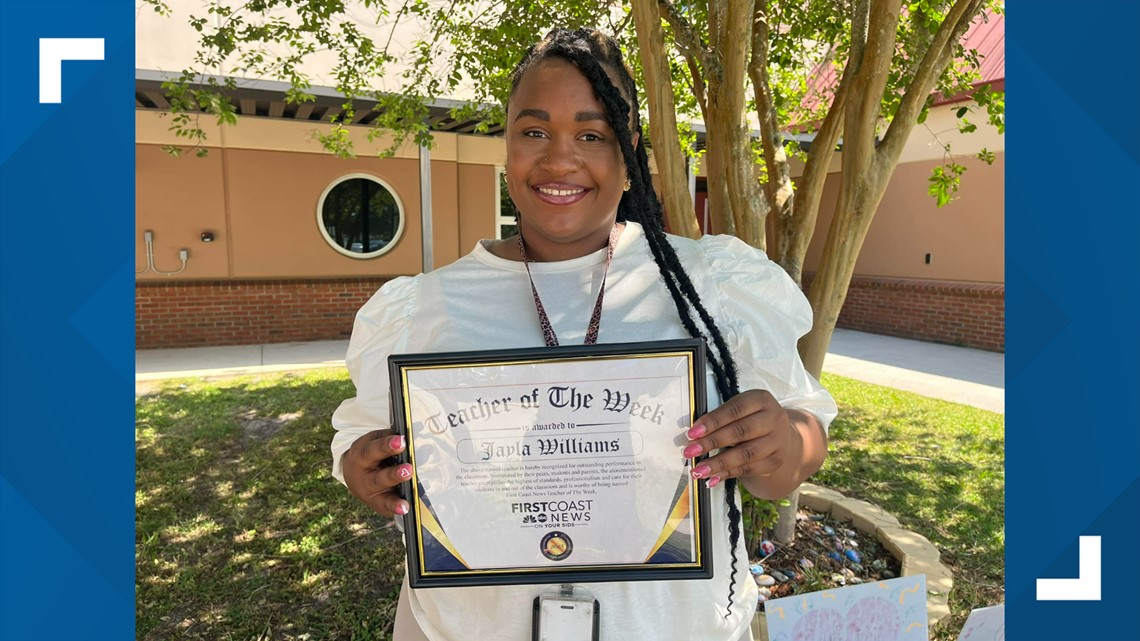 Teacher of the Week, Jayla Williams, celebrates first year ...