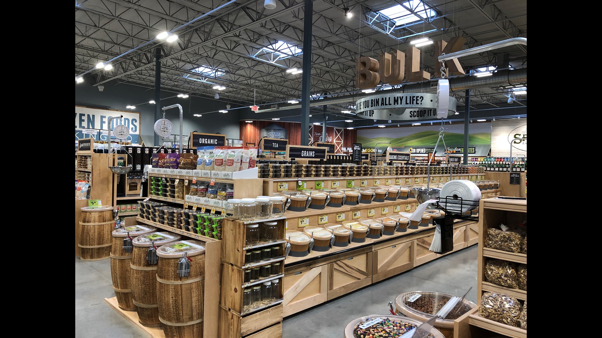 Sneak peek into Sprouts opening in the Town Center Wednesday morning ...