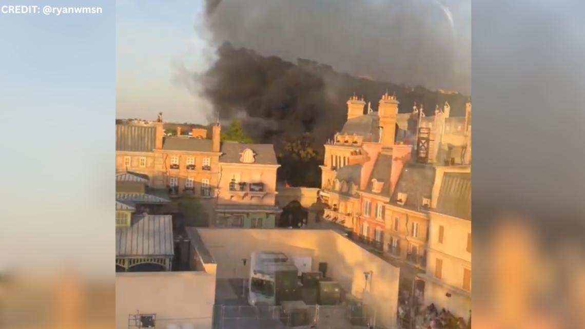 Fire at EPCOT's France Pavilion breaks out | firstcoastnews.com