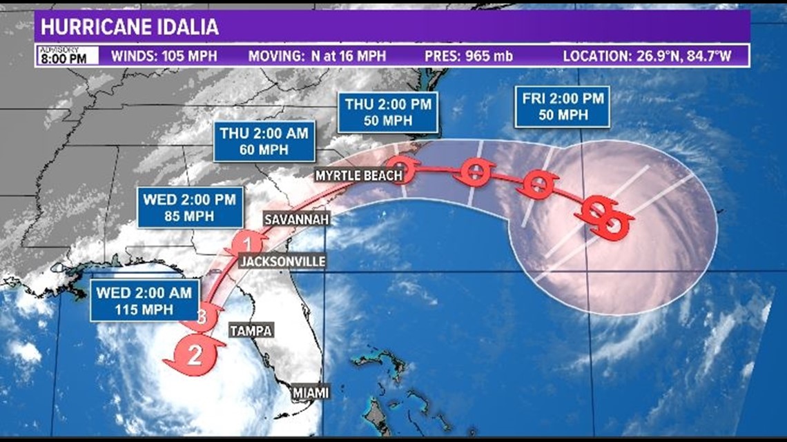 La tormenta tropical Idalia se convertirá en gran huracán ...