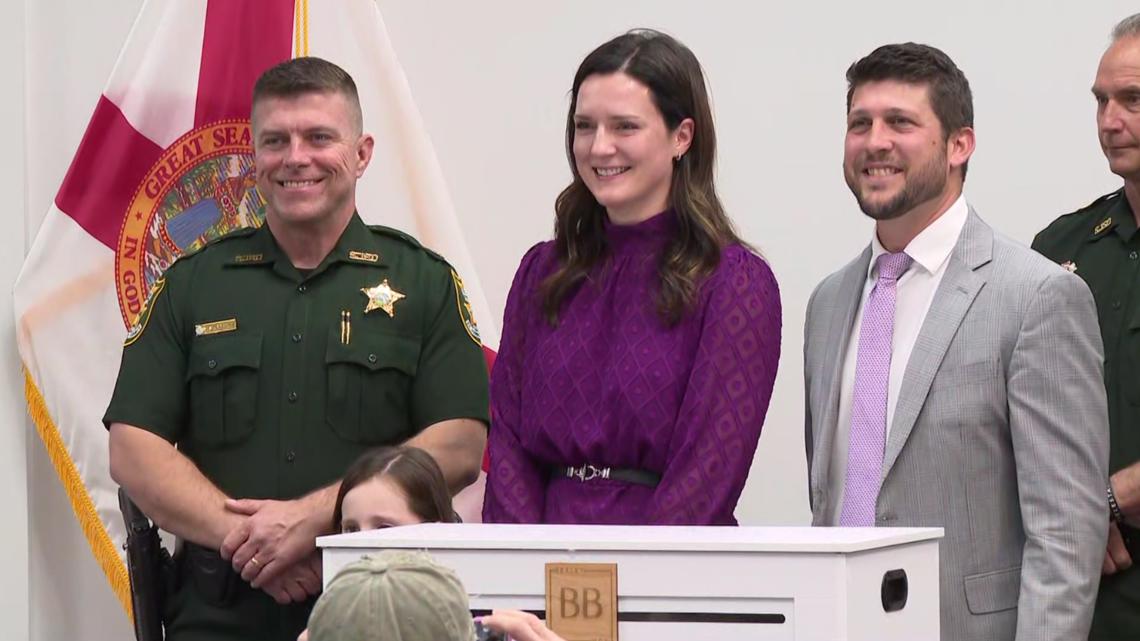 Kirsten Bridegan receives 'Back the Blue Award' for Bexley Box ...