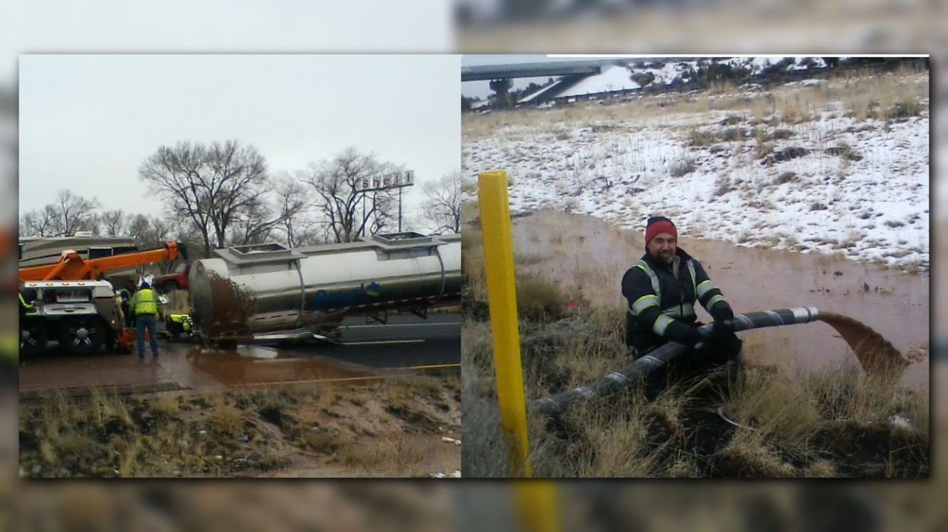 Hot chocolate anyone? Tanker full of liquid chocolate floods highway in ...