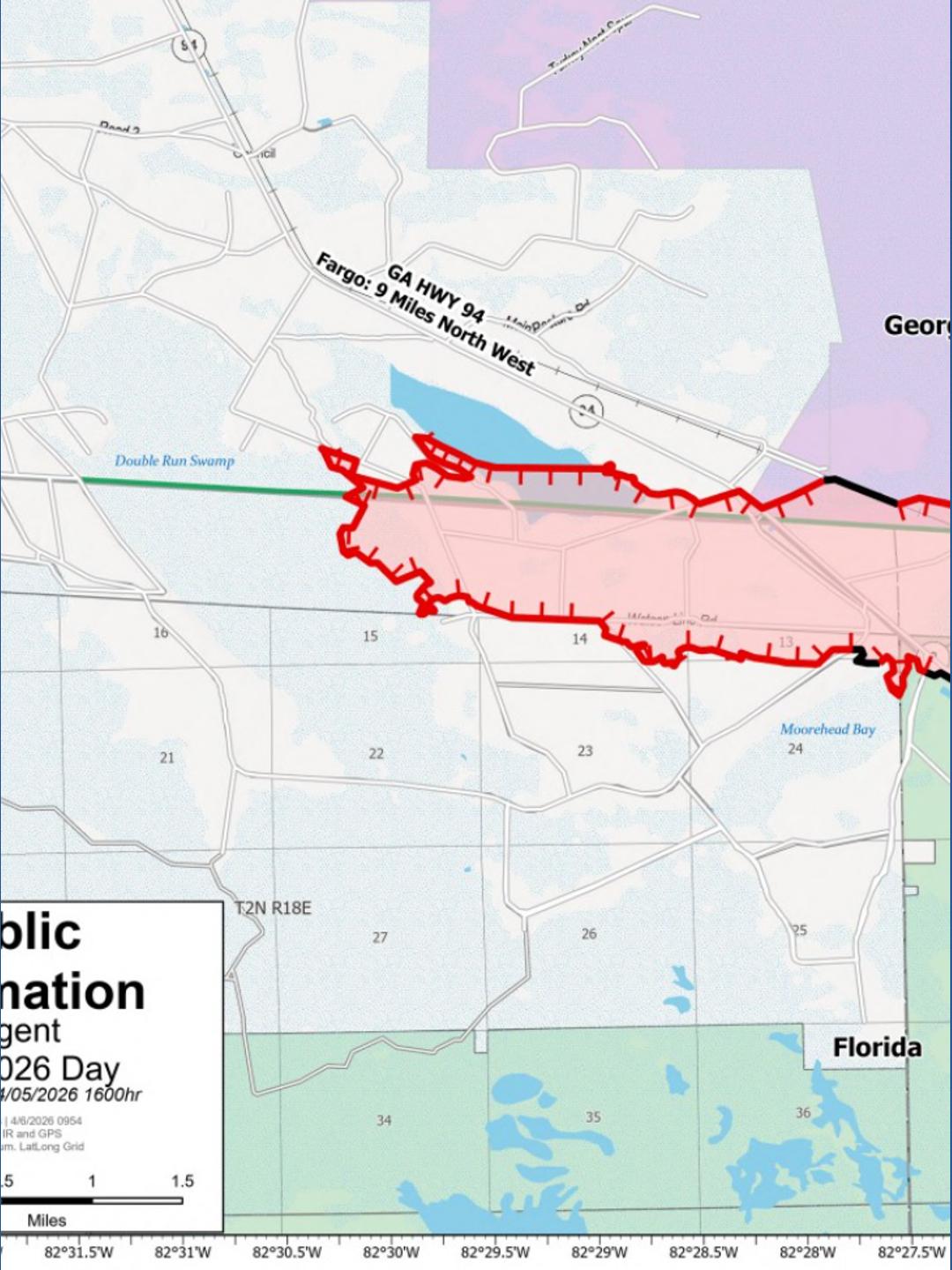 Rain helps with suppression as 2,400-acre wildfire burns at Florida ...
