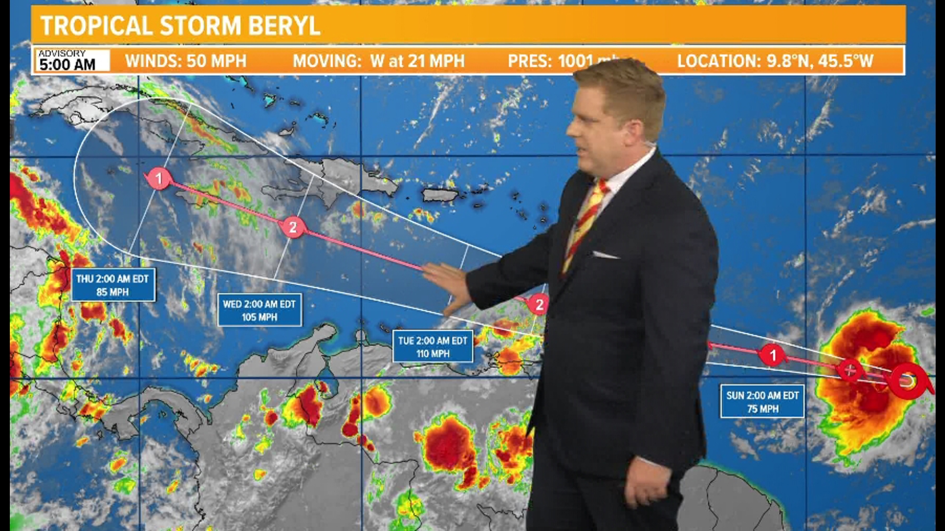 Tropical Storm Beryl could impact the Caribbean as a hurricane | firstcoastnews.com