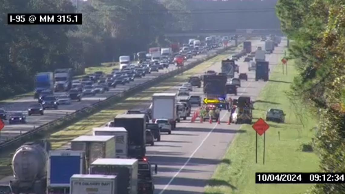 All southbound lanes on I-95 in St. Johns County reopened following ...