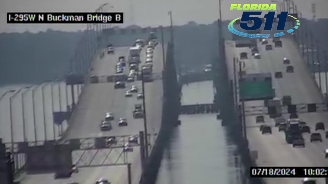 Why are northbound lanes closed on the Buckman Bridge Thursday ...