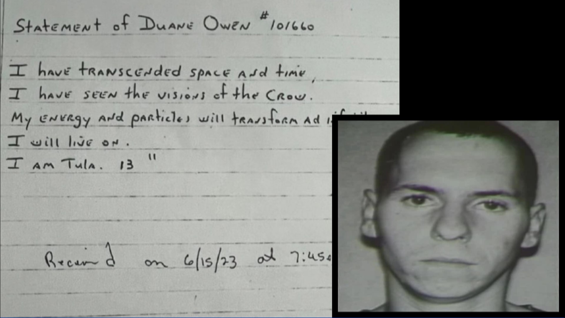 Florida man leaves cryptic note behind after facing death penalty ...