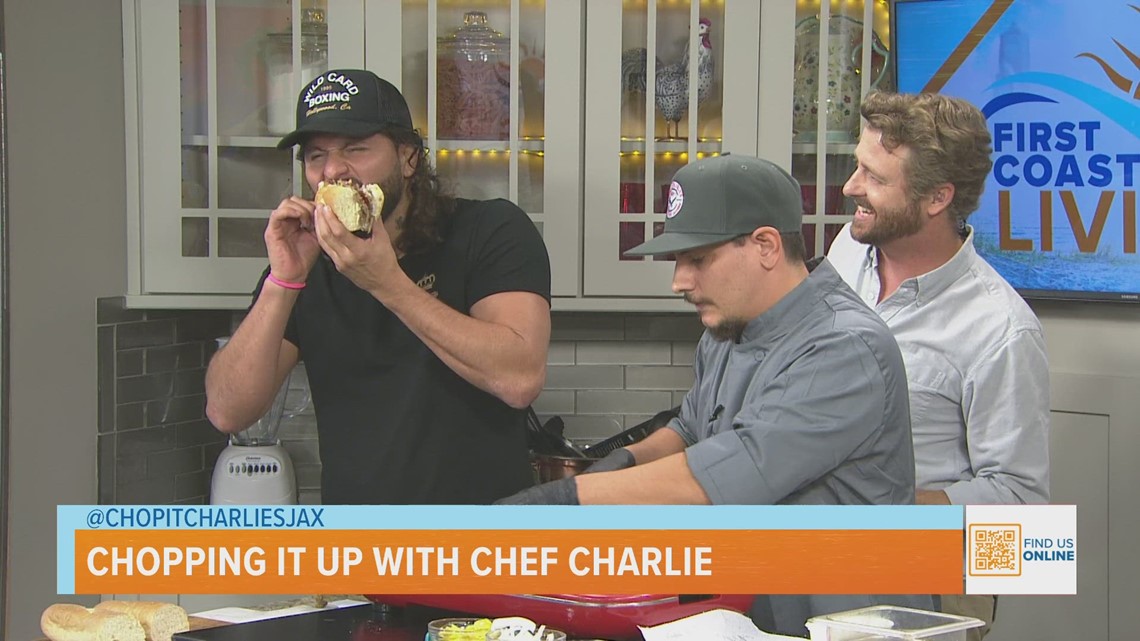 Making Philly Cheese Steaks with Chop It Charlie's Jax! (and Jorge ...