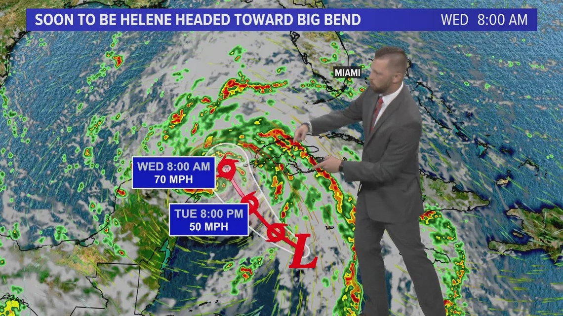 Potential hurricane expected to make landfall in Florida by Thursday ...