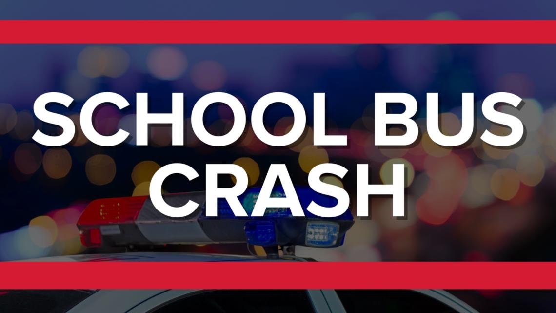 FHP: School bus with 2 young kids aboard sideswipes semi-truck in ...