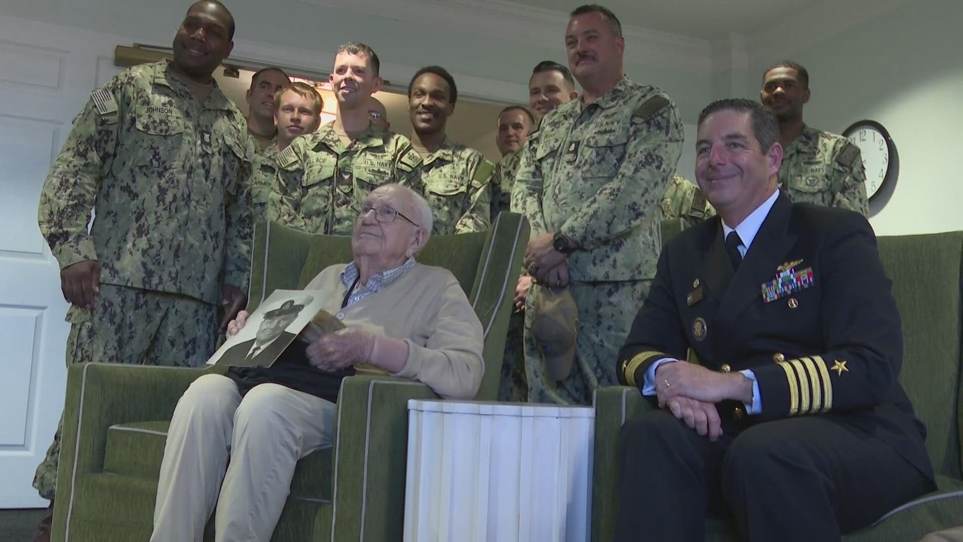 Jacksonville Navy bases honor 102-year old-veteran | firstcoastnews.com