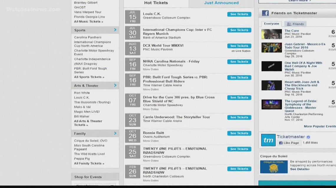 Ticketmaster refund policy changes, upsetting some | firstcoastnews.com