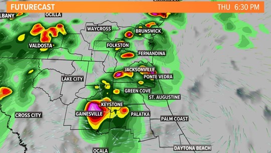 Hourly Weather Forecast | Jacksonville, Florida | firstcoastnews.com