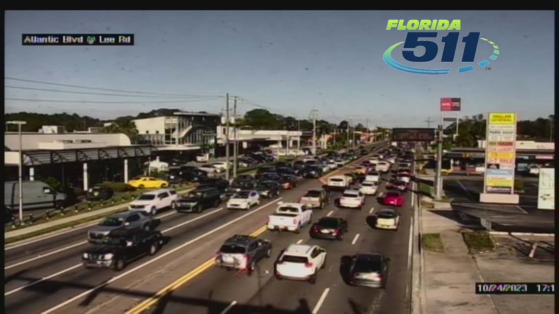 Atlantic Boulevard east and westbound lanes closed down ...