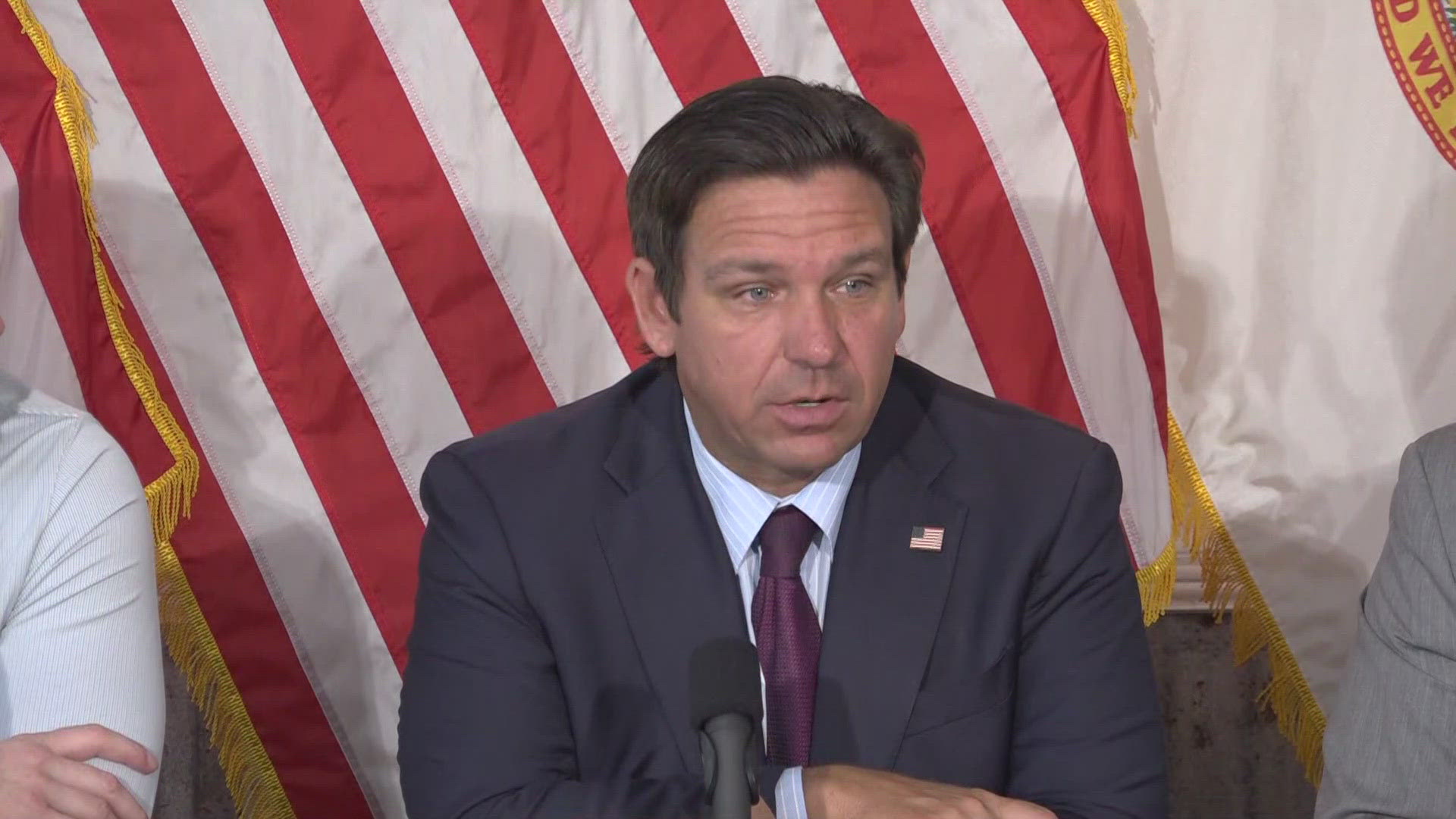DeSantis speaks on his proposal for Florida property tax relief in ...