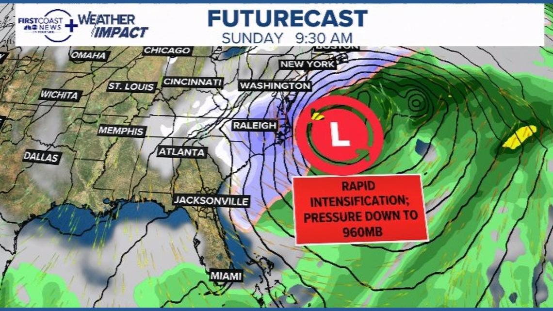 What is a 'bomb cyclone' and how does it affect the First Coast ...
