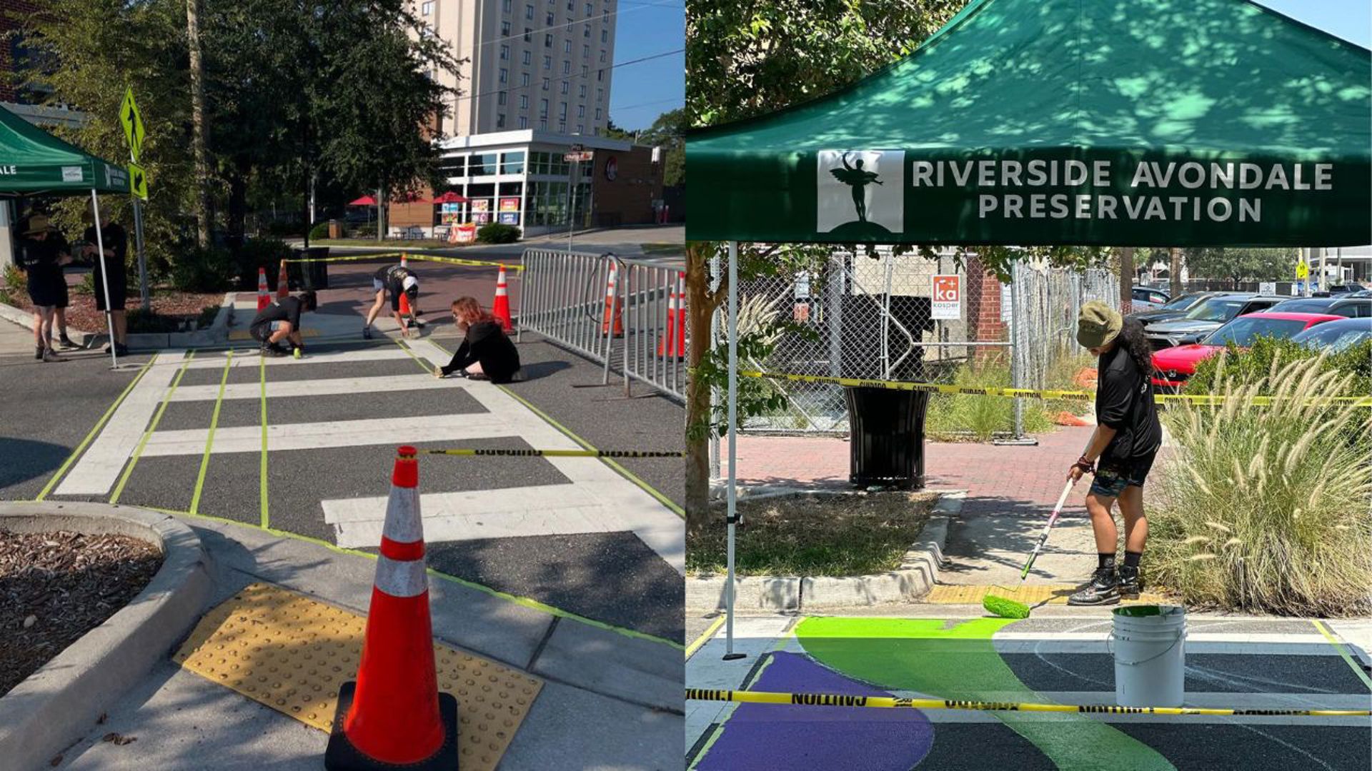 Rainbow crosswalks added in Jacksonville's 5 Points neighborhood ...