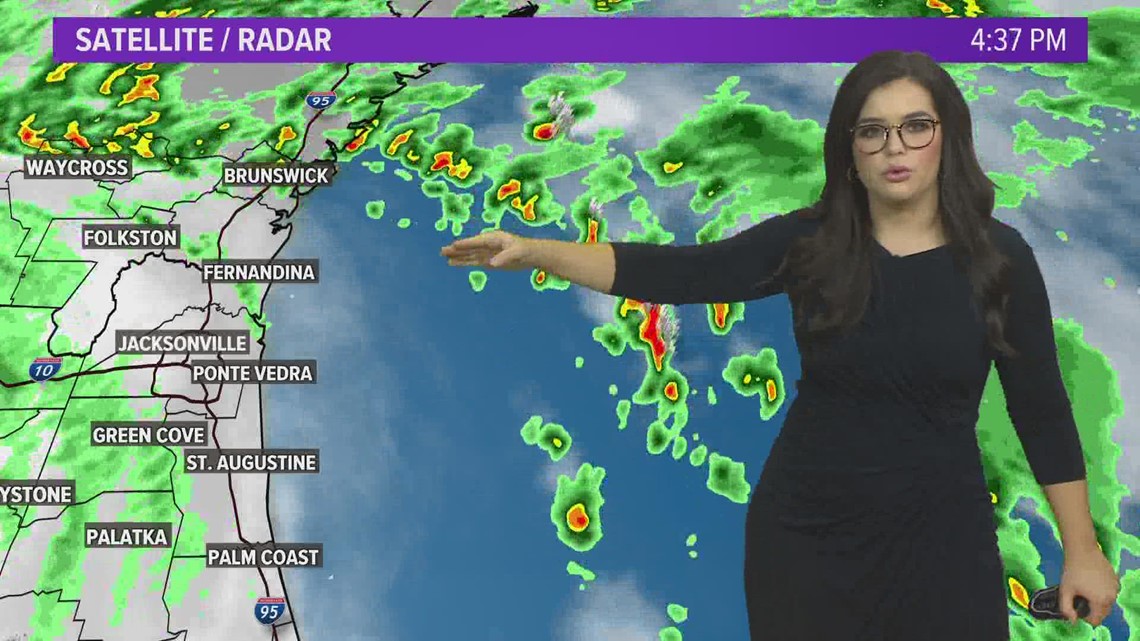 How high are the winds now that Tropical Storm Nicole is starting to ...