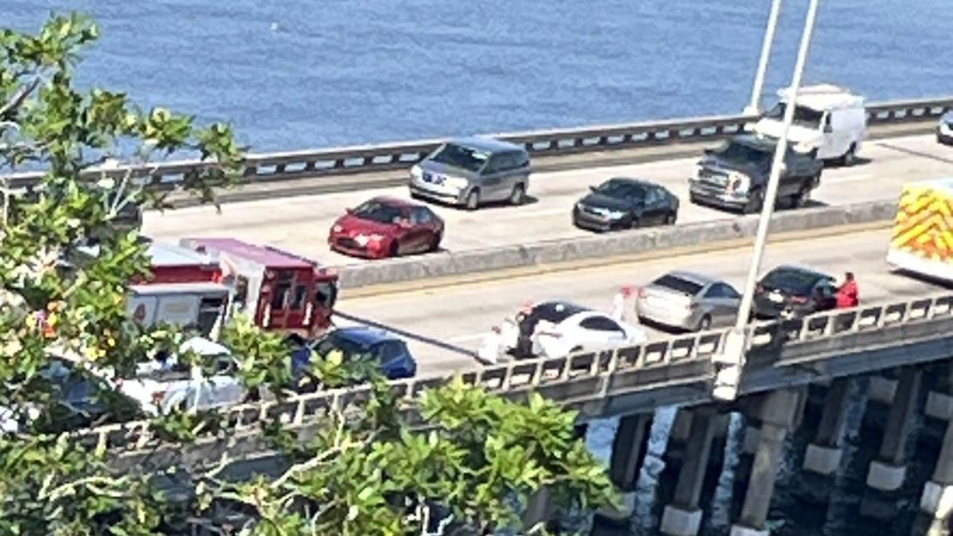 Why is there traffic on the Mathews Bridge Wednesday morning ...