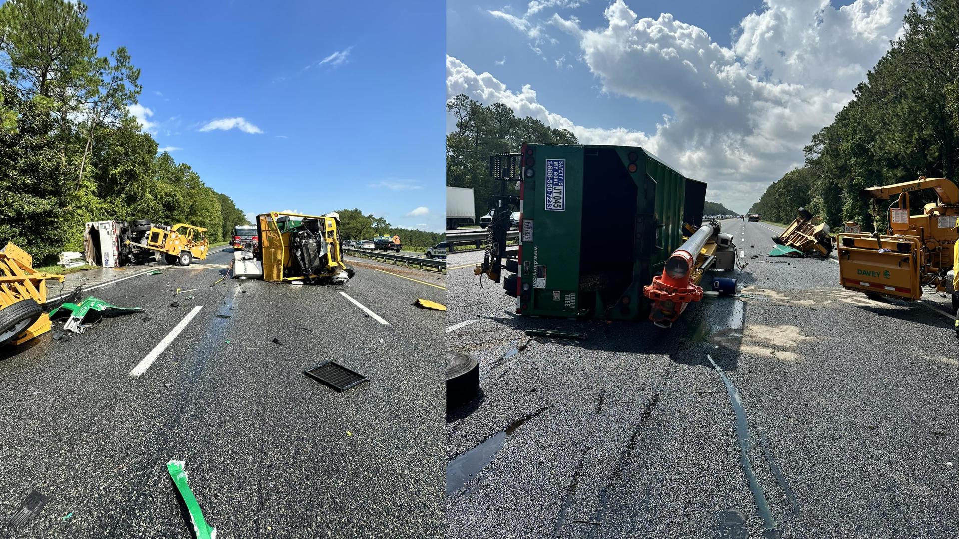 Southbound lanes on I-95 in St. Johns County closed due to crash ...