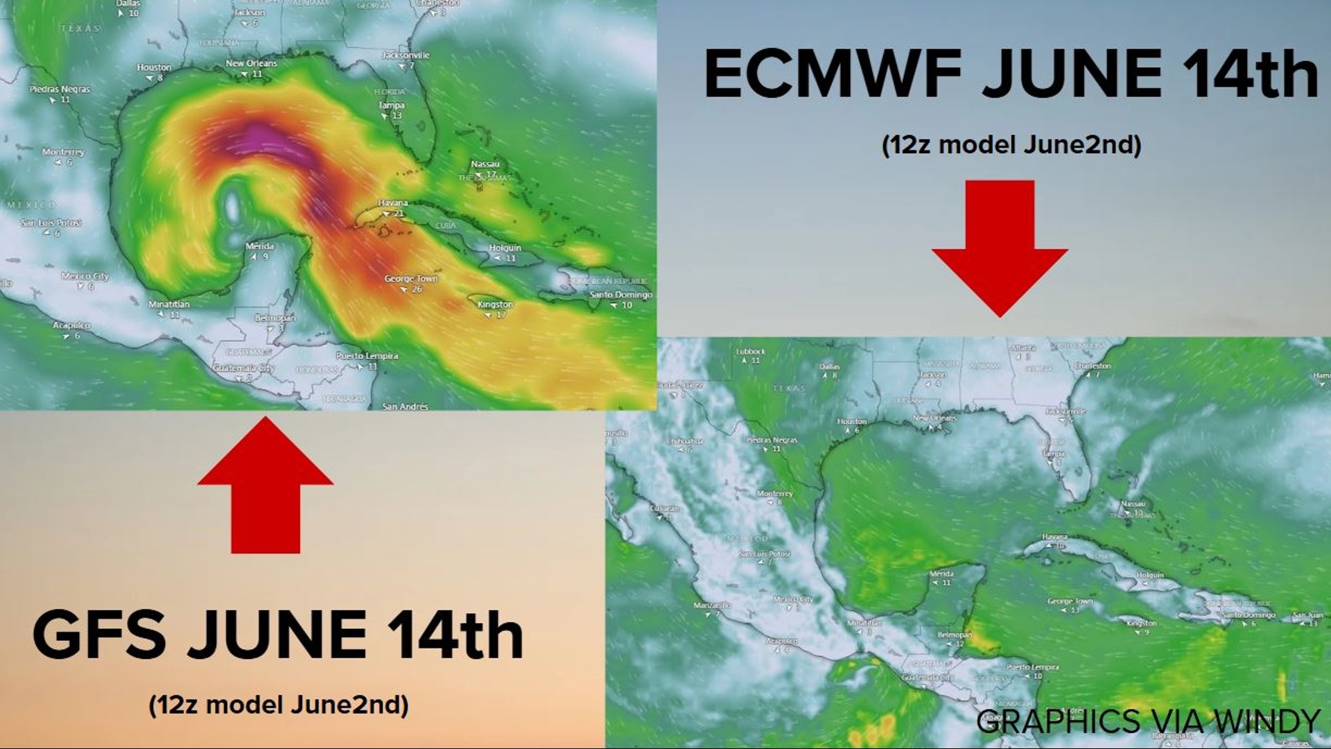 GFS forecasts tropical development in the Gulf, but you should be ...