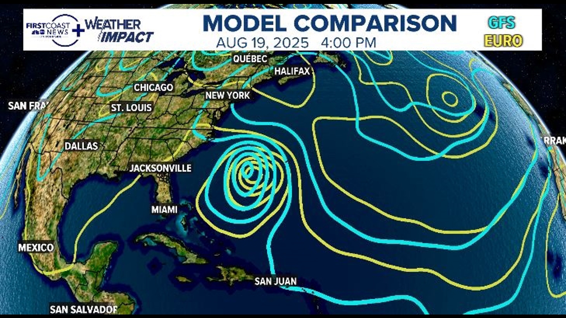 Invest 97L hurricane forecast in the Atlantic | firstcoastnews.com