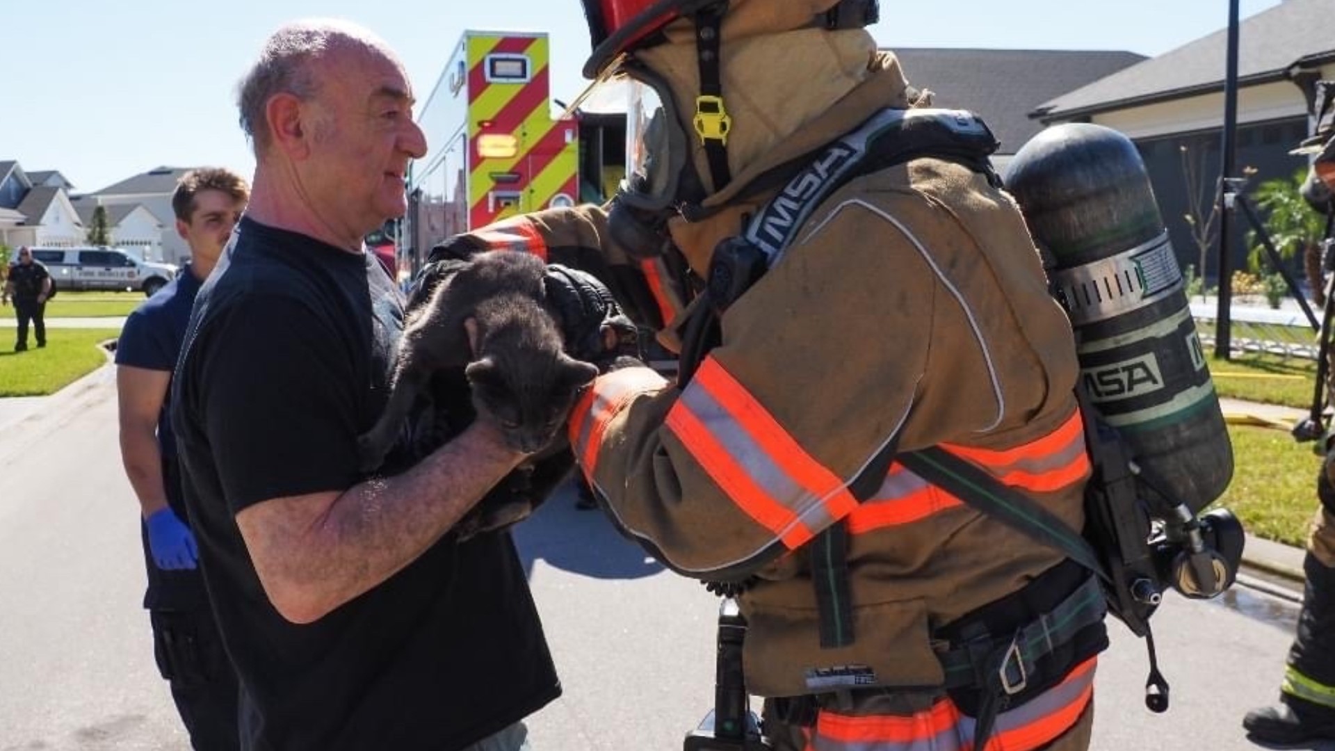 St. Johns County Fire Rescue helps a family get their cats back ...
