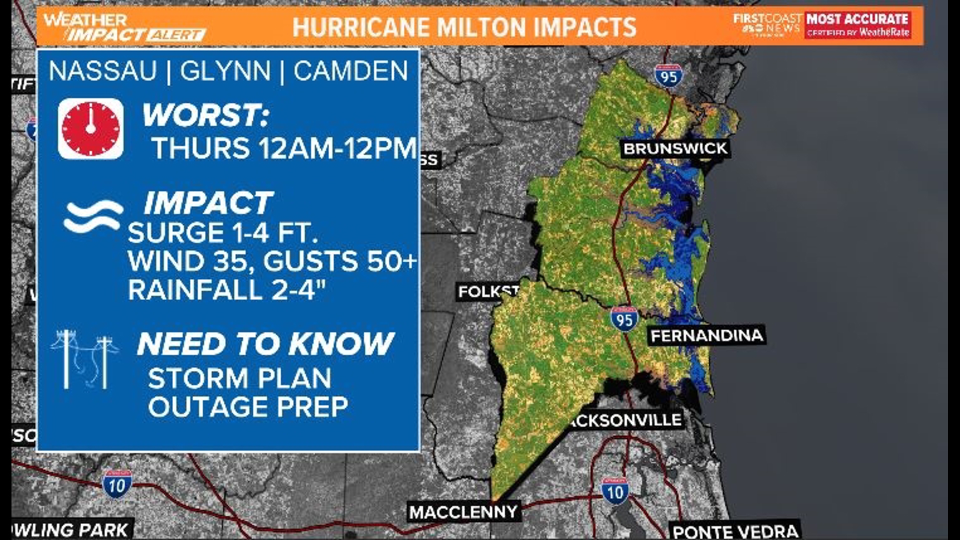 Hurricane Milton impacts in my county | firstcoastnews.com