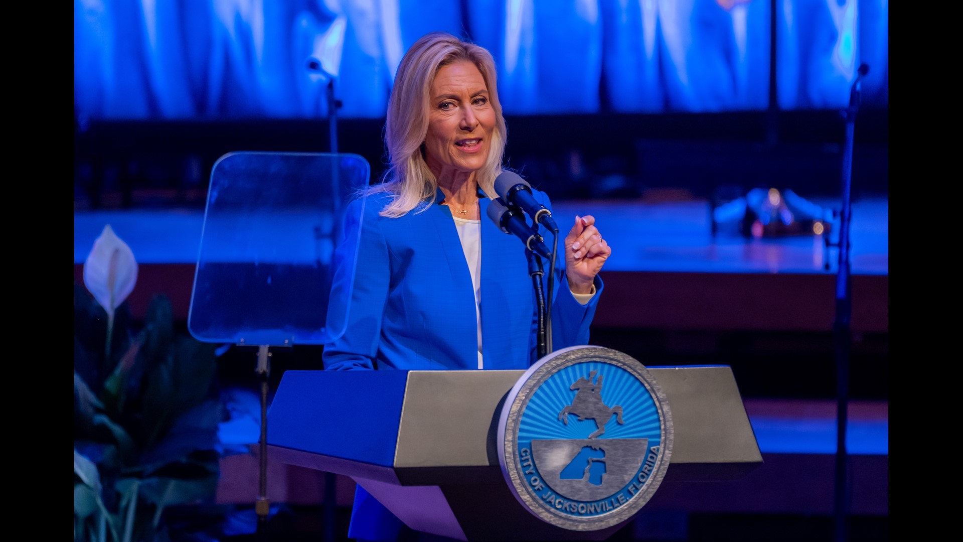 Mayor-Elect Donna Deegan's swearing-in ceremony for inauguration ...