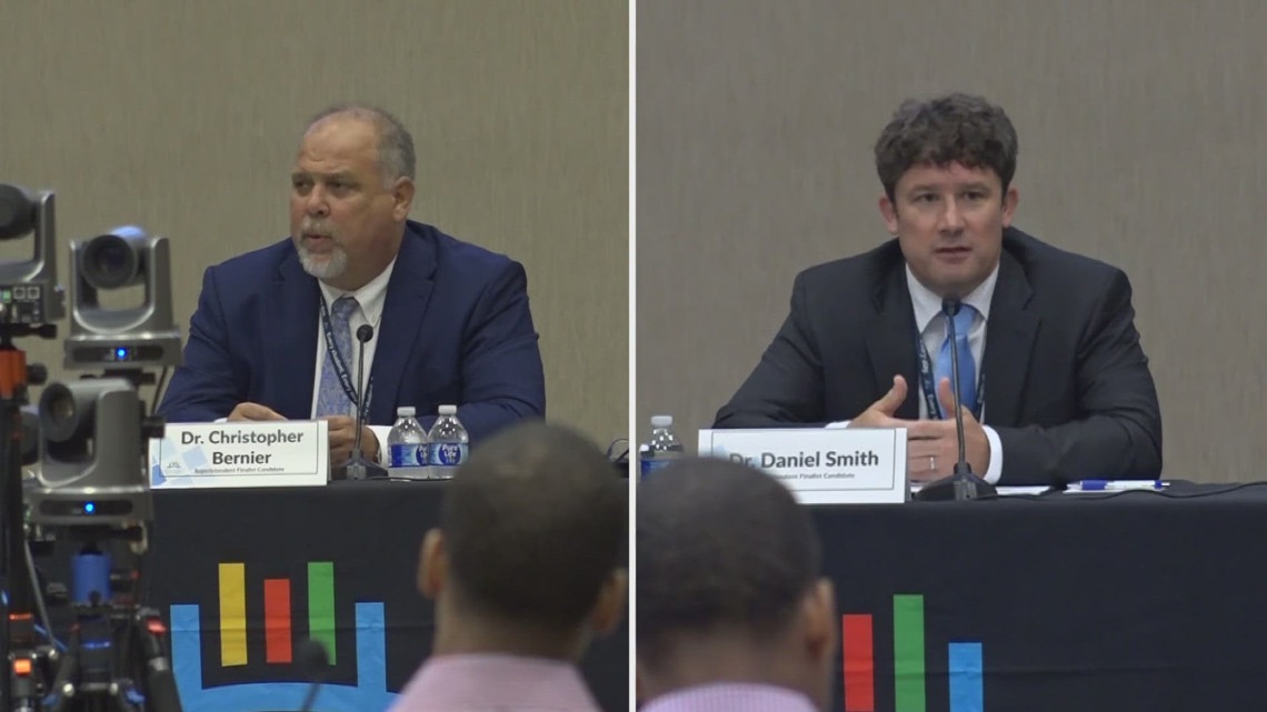 DCPS superintendent finalists speak during meet and greet at EverBank ...