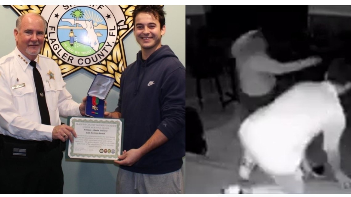 Florida bartender who fought off gunman gets Lifesaving Award ...