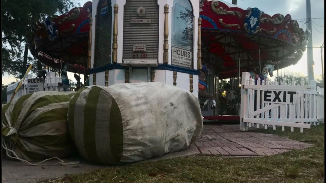 Crews begin moving iconic St. Augustine carousel to Port Charlotte ...
