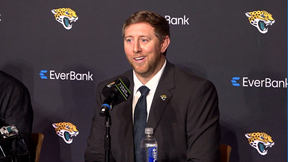 What did Liam Coen say at his first Jaguars press conference ...