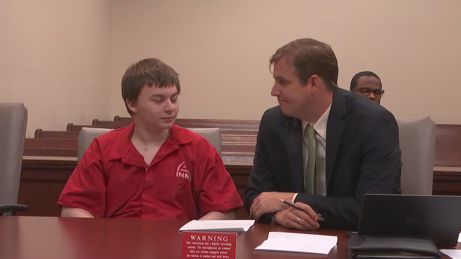 Teen killer Aiden Fucci appears smiling, laughing at court hearing ...