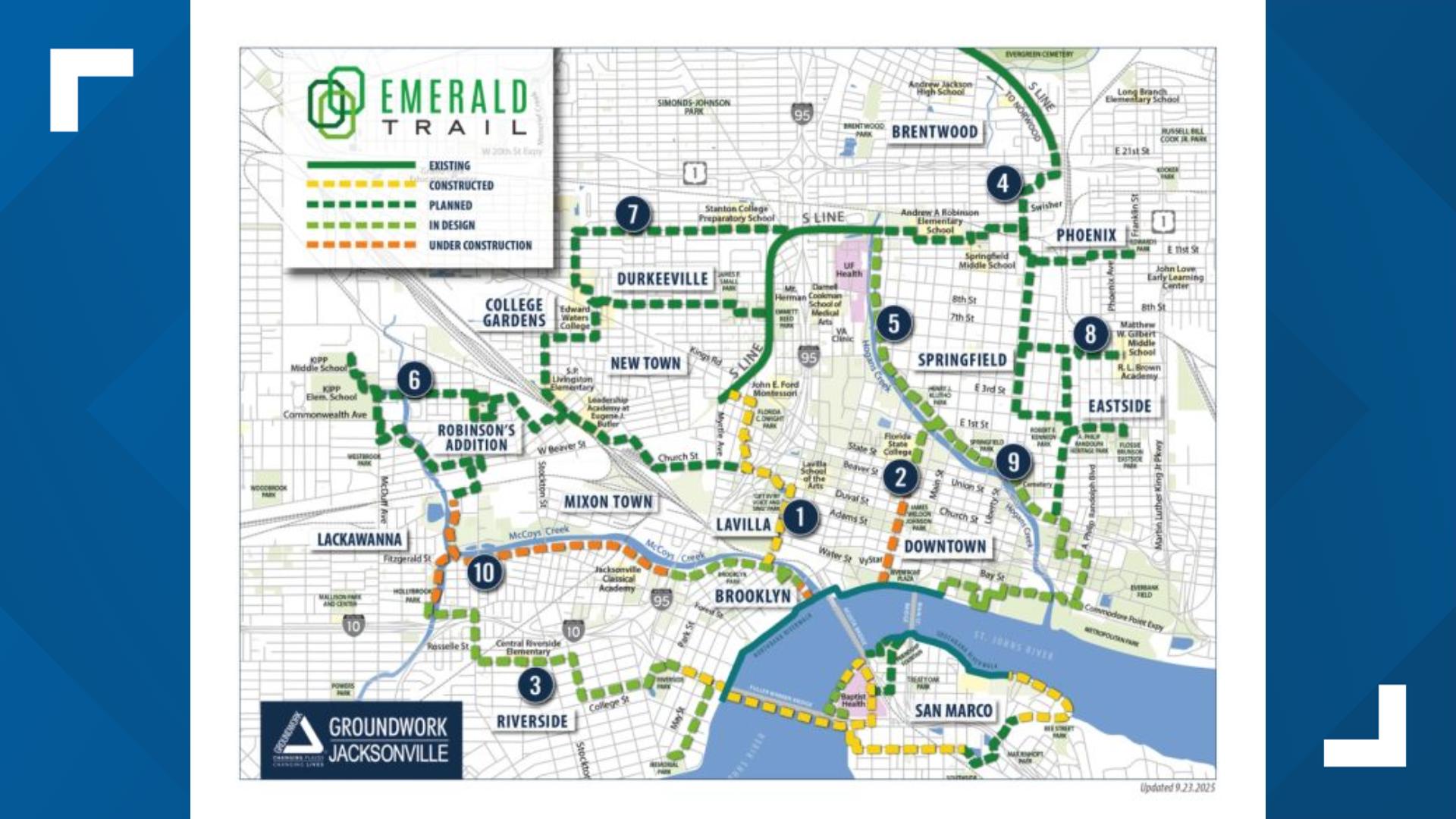 Jacksonville leaders break ground on Hogan Street link of Emerald Trail ...