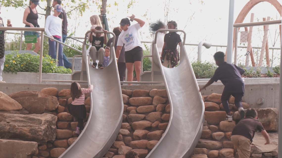 Riverfront Plaza opens new playground at former Landing site ...
