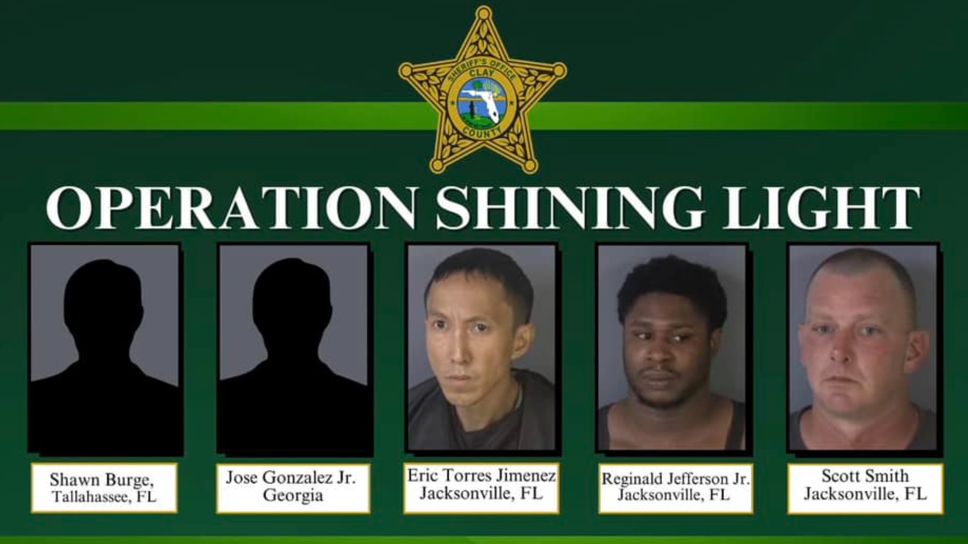 Who were the 10 people arrested in Operation Shining Light ...