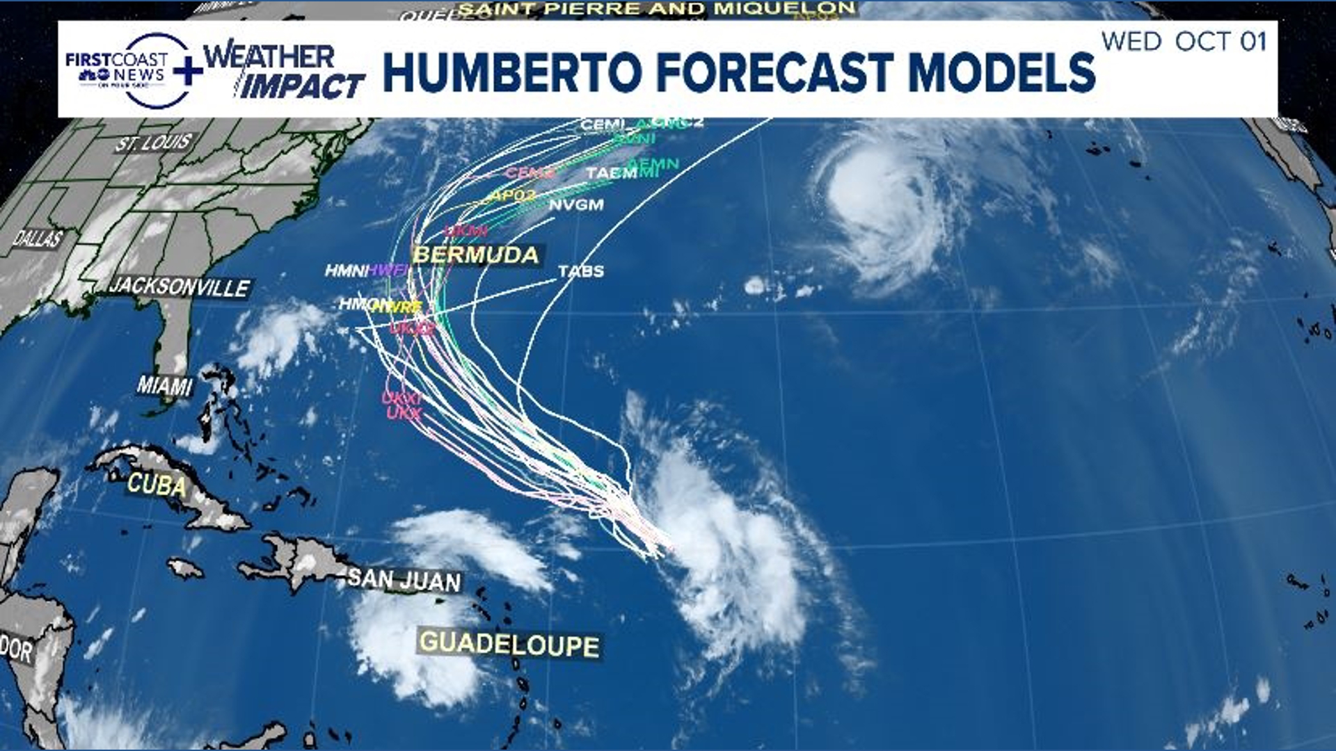 Tropical Storm Humberto forms in Atlantic | firstcoastnews.com