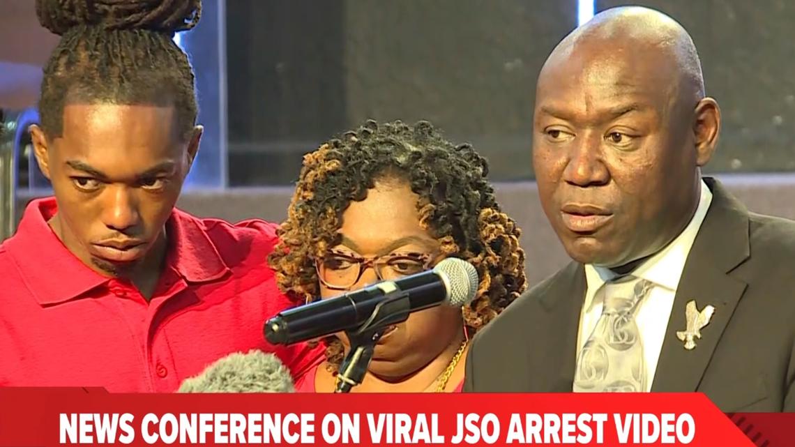 Ben Crump calls on sheriff to fire JSO officer who punched man in viral ...