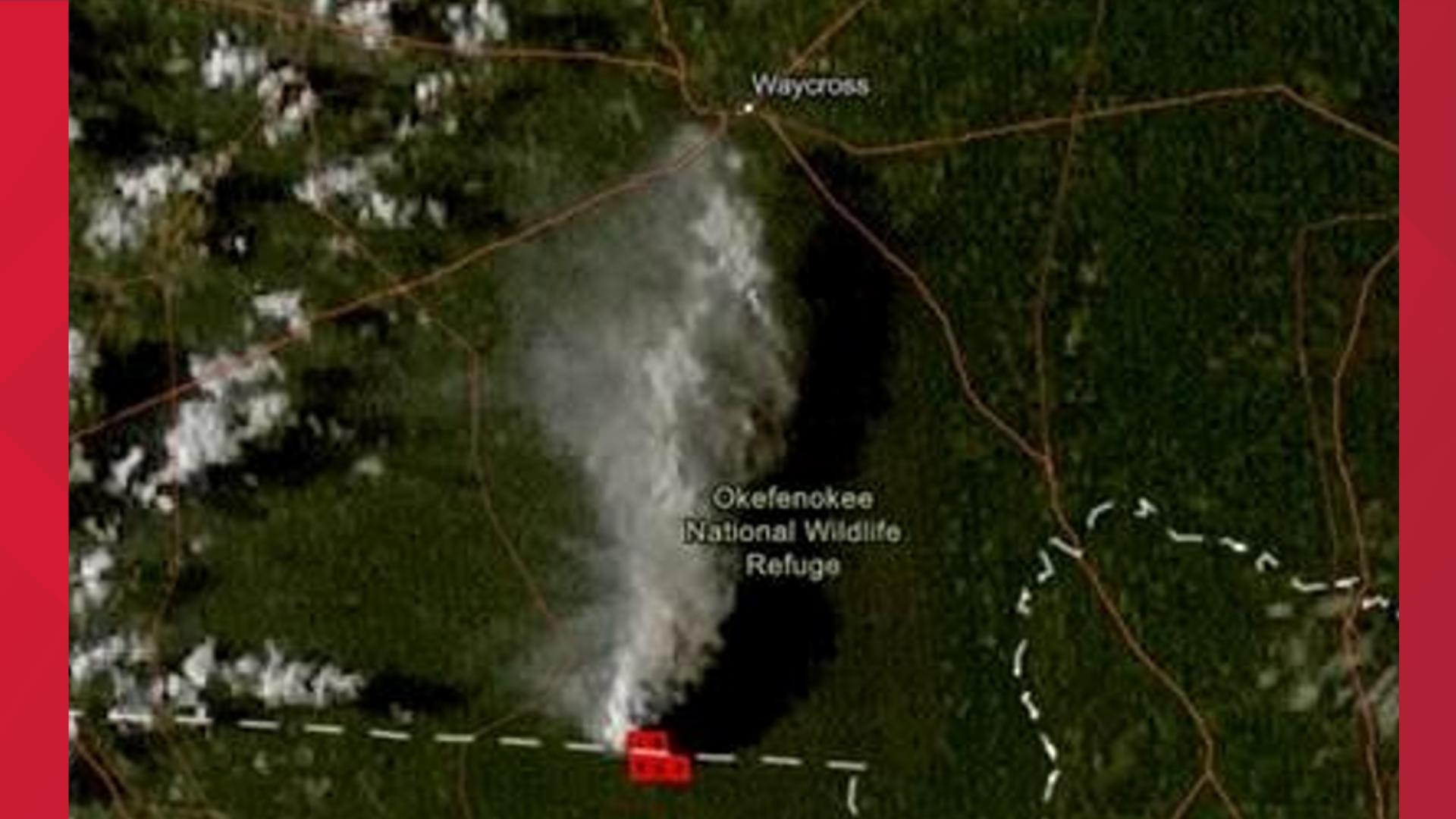 4,000-acre wildfire reported at Florida-Georgia line; smoke impacting ...